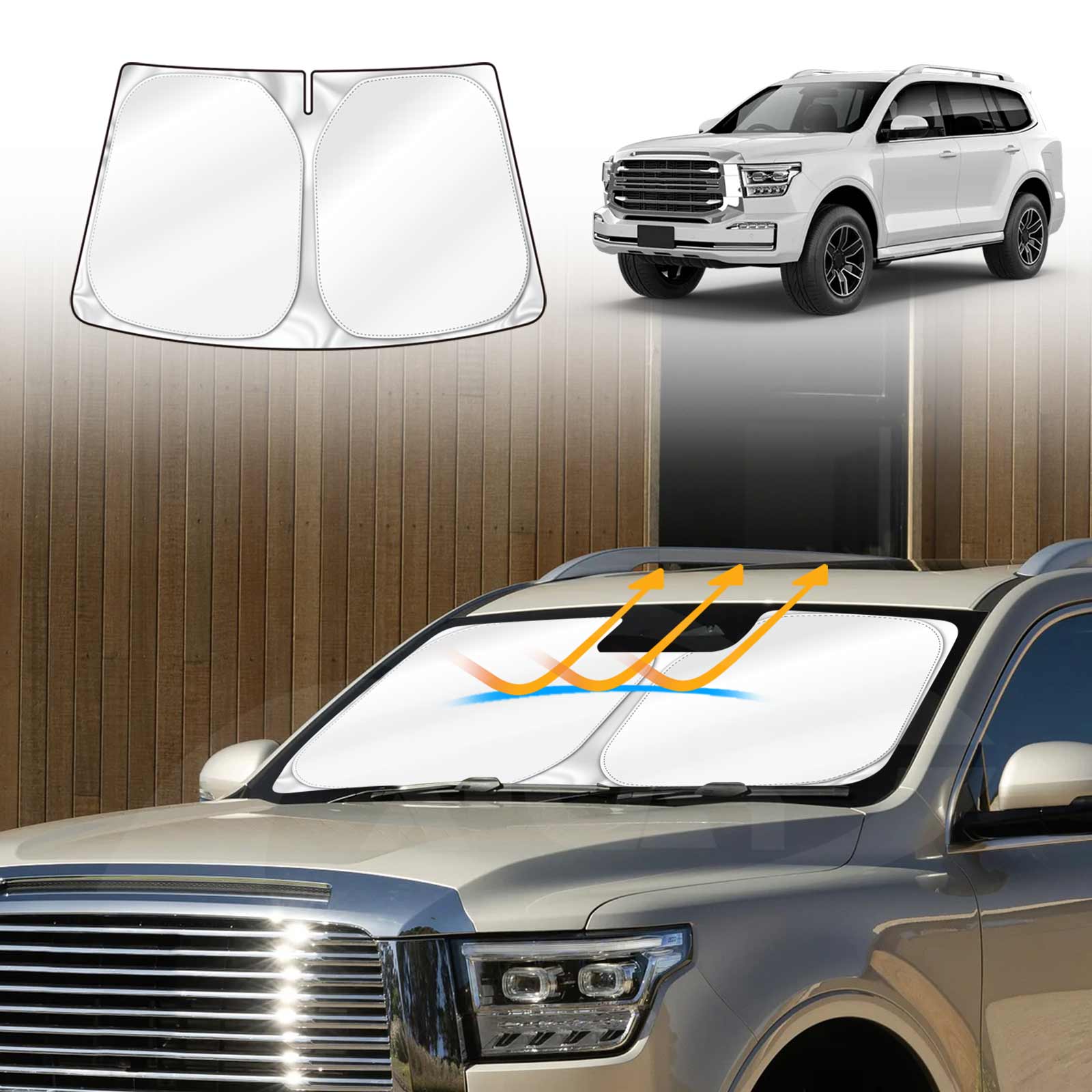 WindScreen Sun Shade For GWM Tank 500 Tank500 2024-Onwards| X-CAR