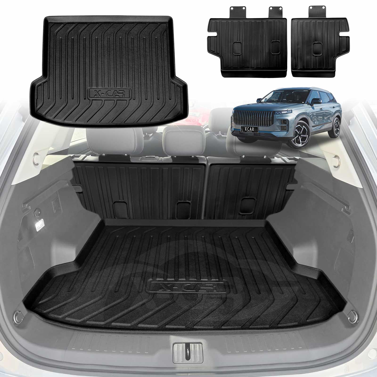 Boot Liner/ Back Seat Protector for Jaecoo J7 2024-Onwards All Weather ...