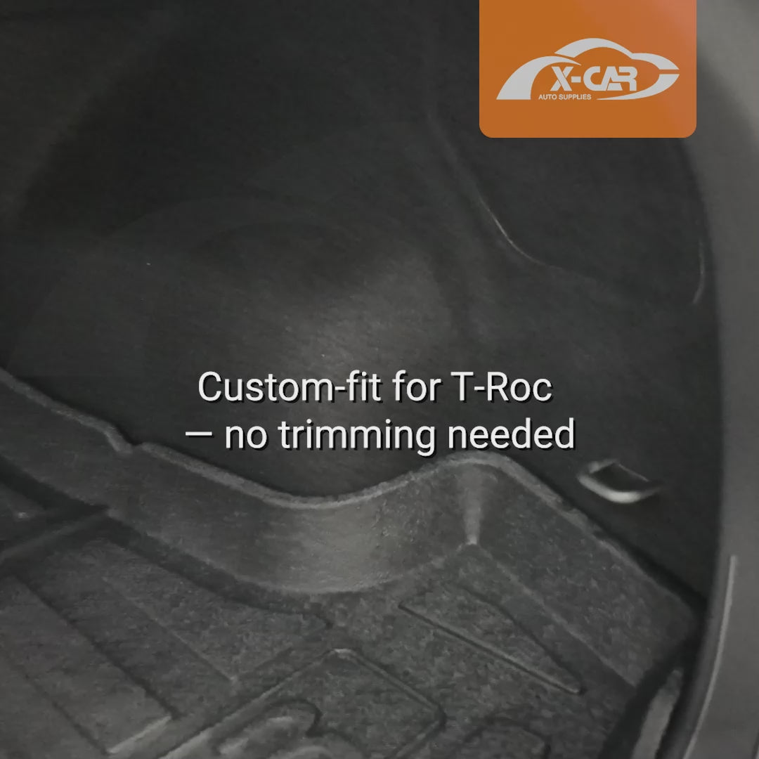 Boot Liner / Back Seat Protector for Volkswagen T-Roc 2020-2026 | X-CAR