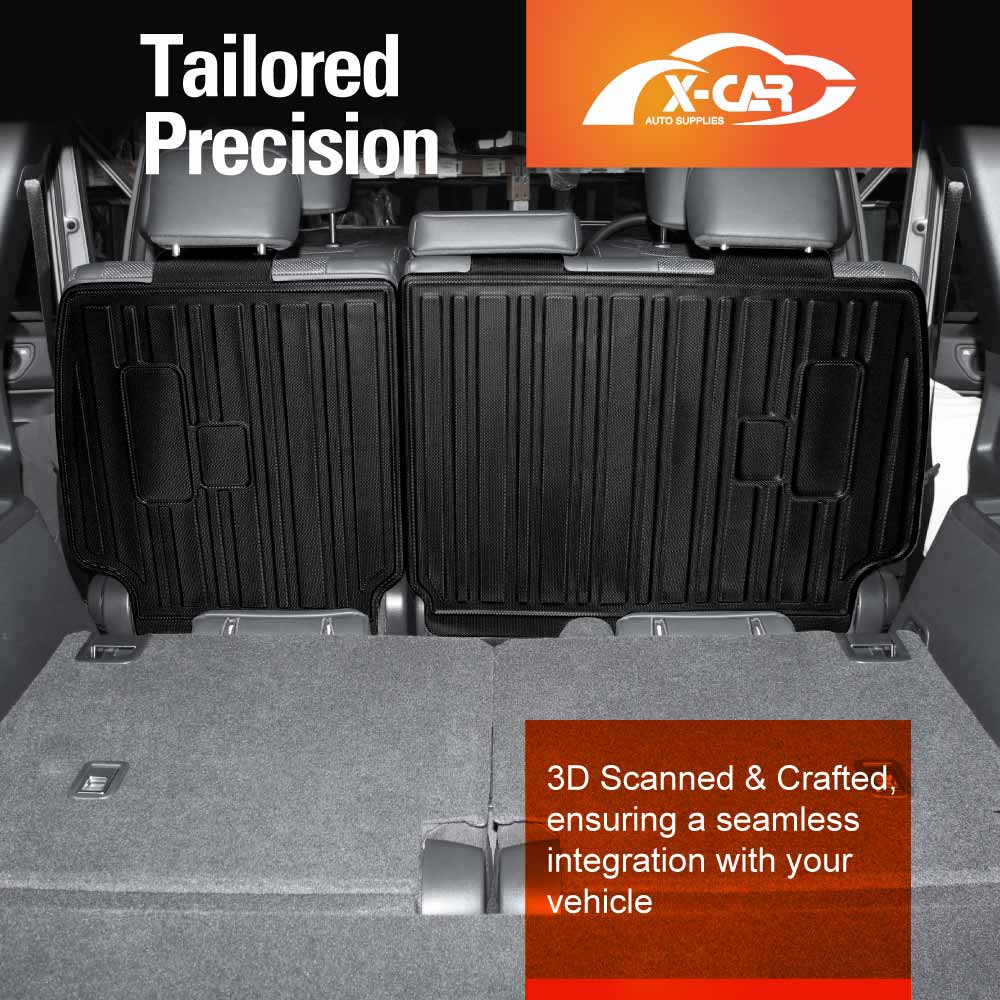 Boot Liner / Back Seat Protector for Toyota Prado 250 Series 7-Seater ...