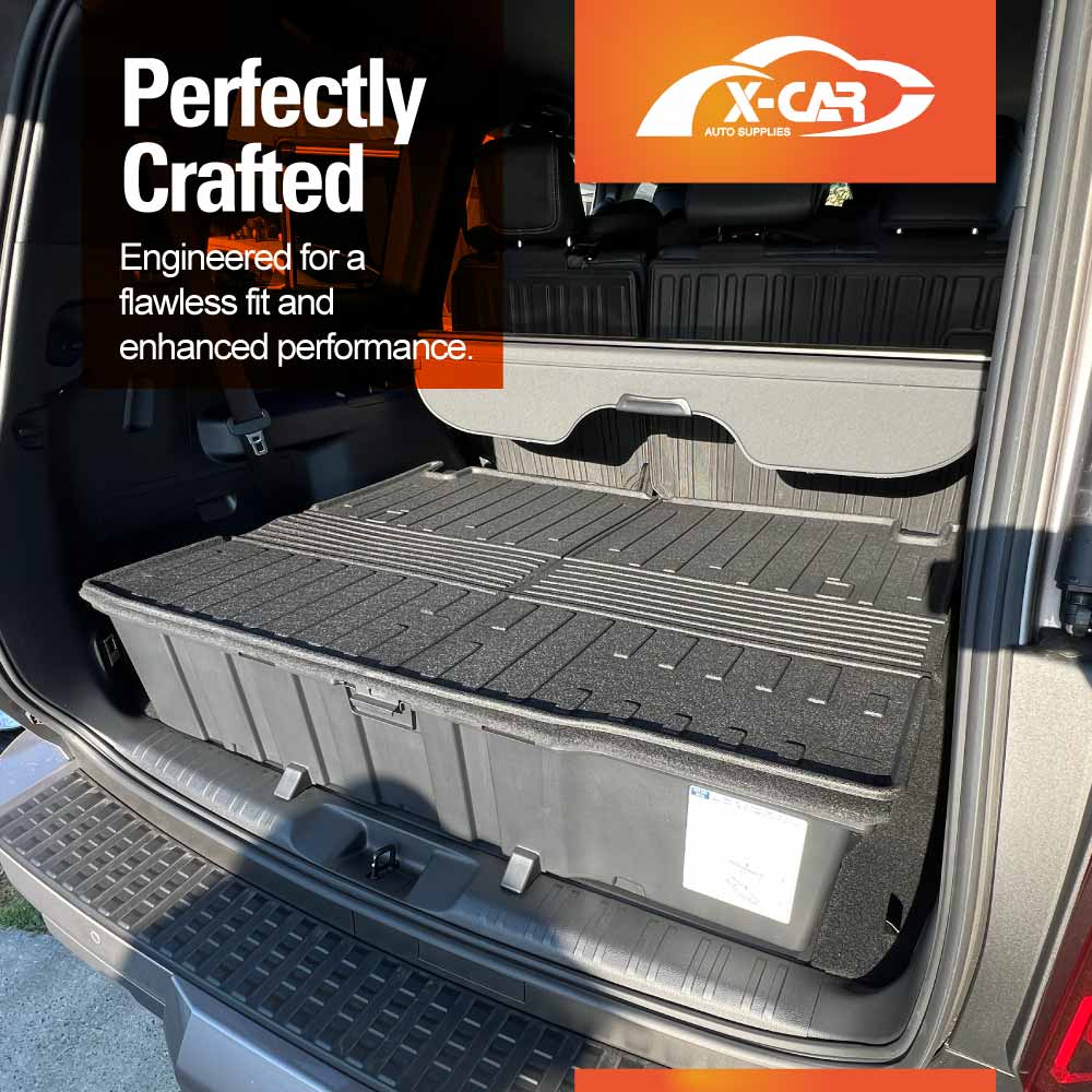 Boot Liner / Back Seat Protector for Toyota Prado 250 Series 7-Seater ...