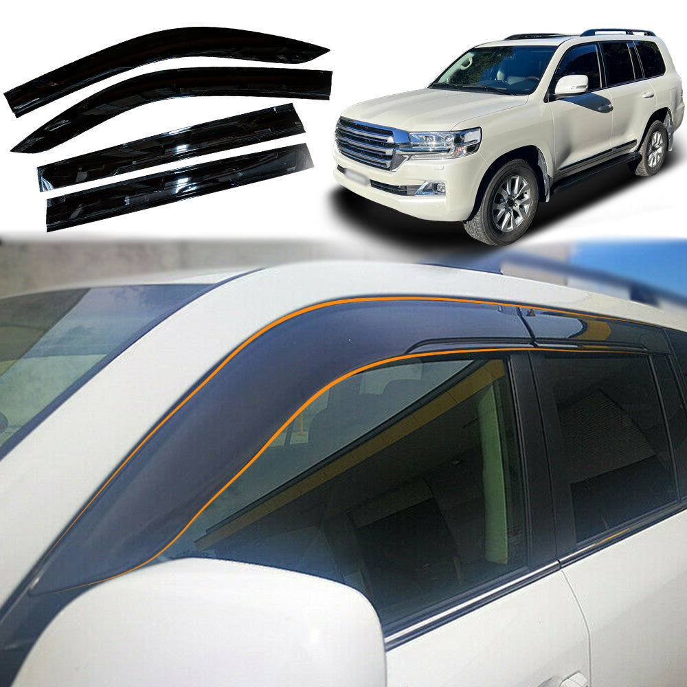 Weathershields for Toyota Landcruiser 200 Series 2007-2021 Car Weather ...