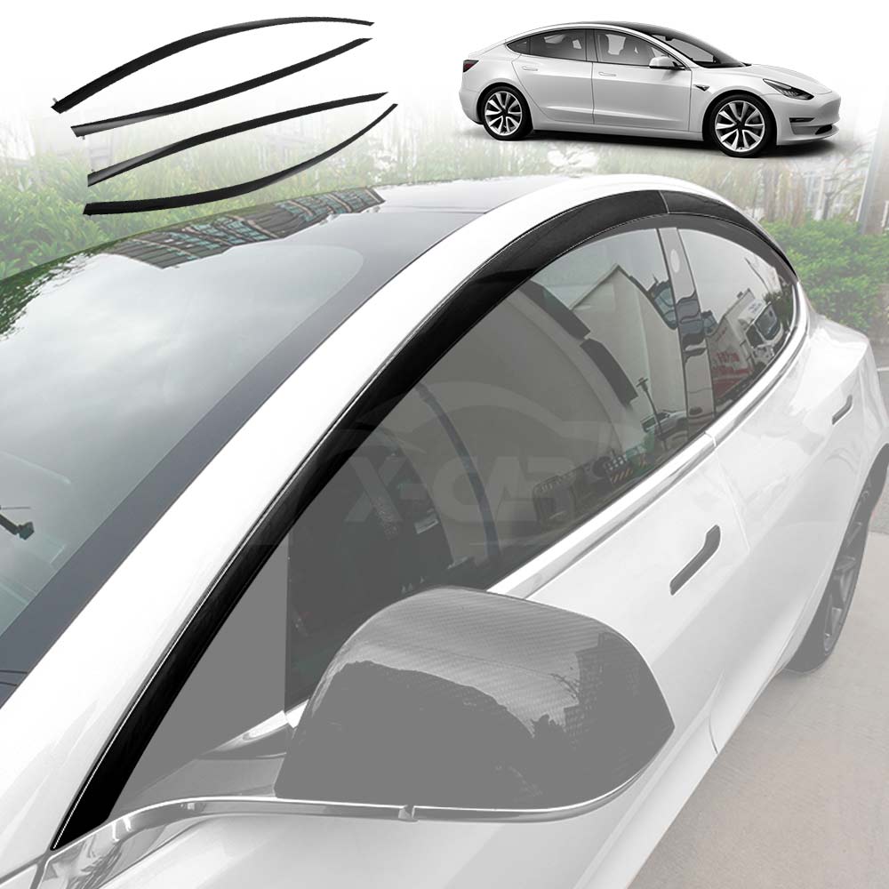 Tesla Model 3 WeatherShields Car Accessories | X-CAR