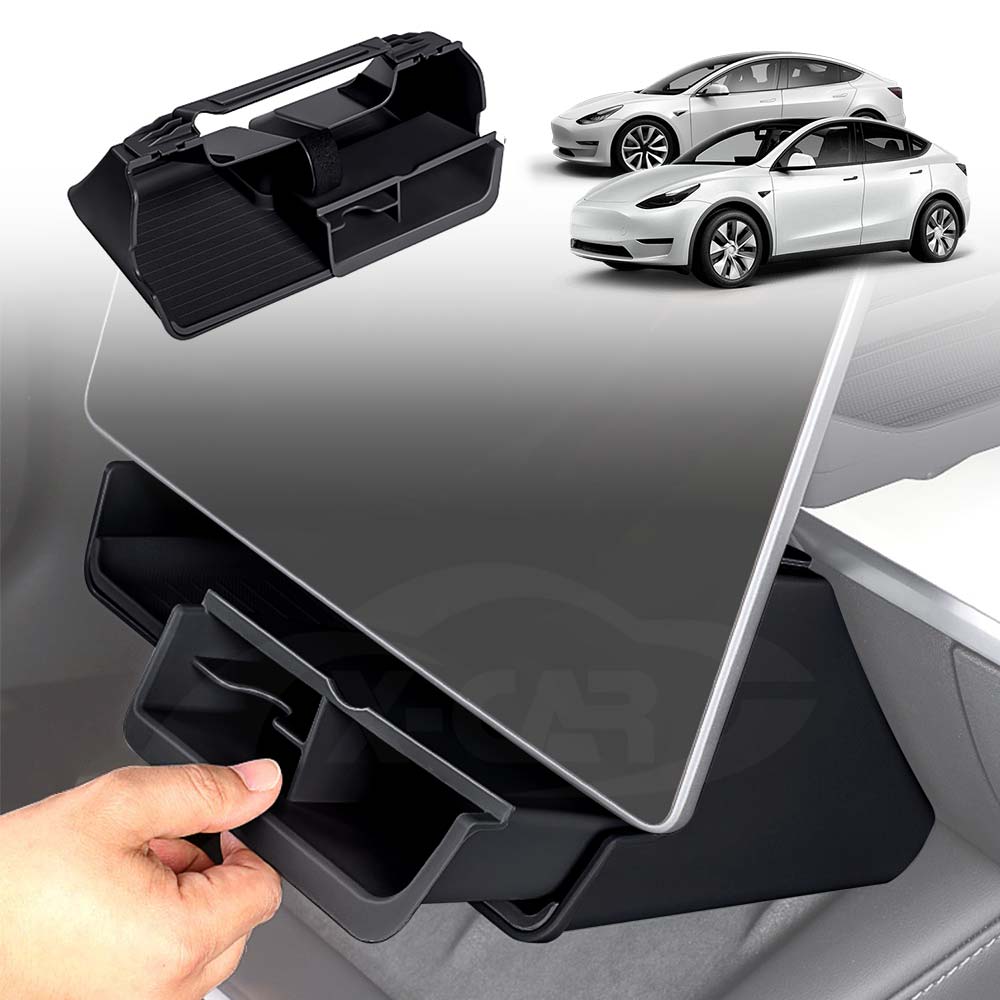 Under Screen Storage Tray Tesla Model 3 Model Y Accessories | X-CAR