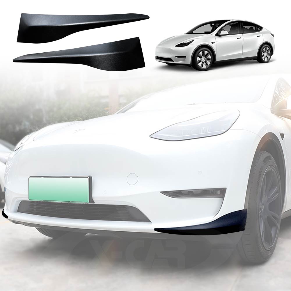 Tesla Model Y 2022-2025 Front Bumper Corner Guard Trim TPE Protector ...