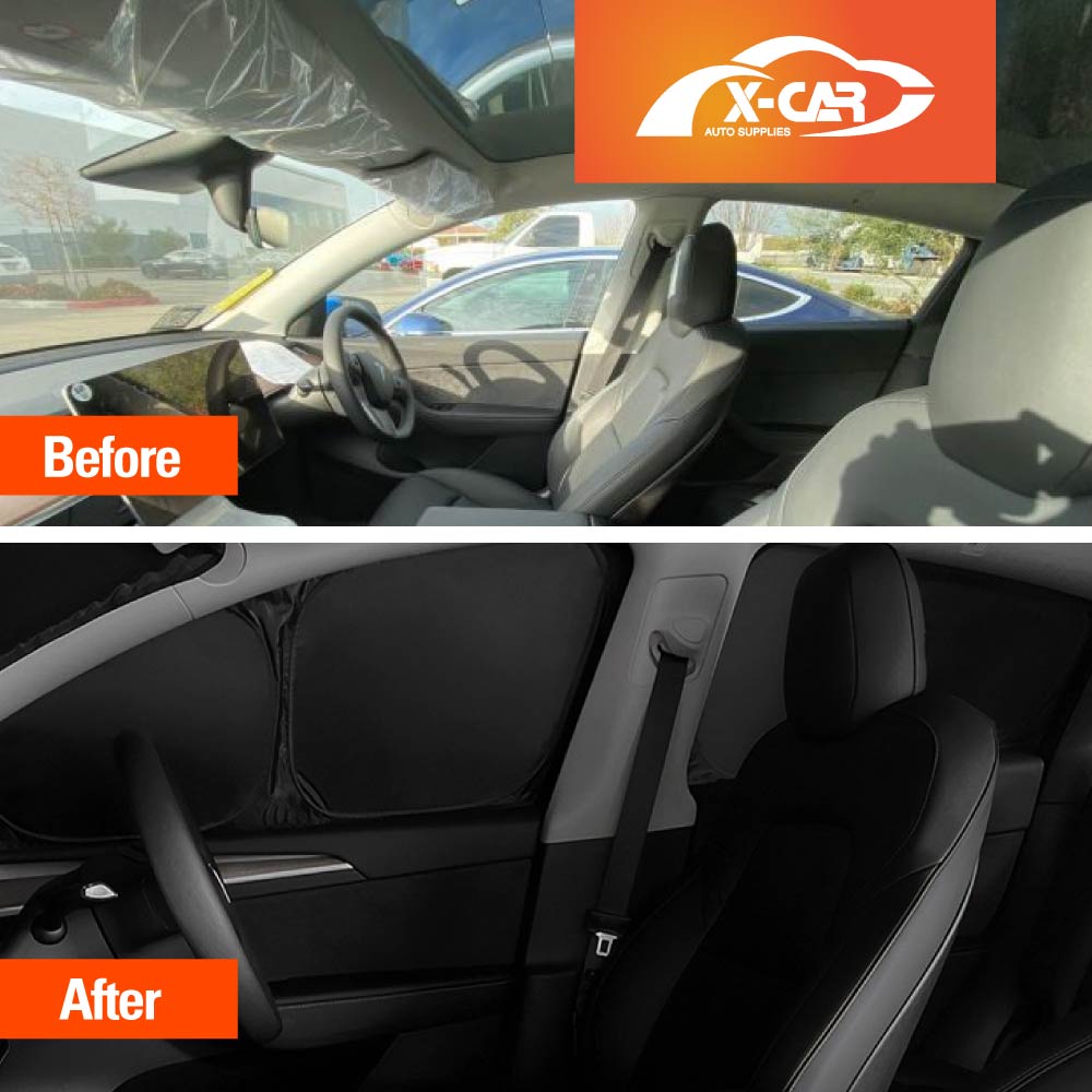 Window Sunshade Block Cover for Tesla Model 3 2017-2023 | X-CAR