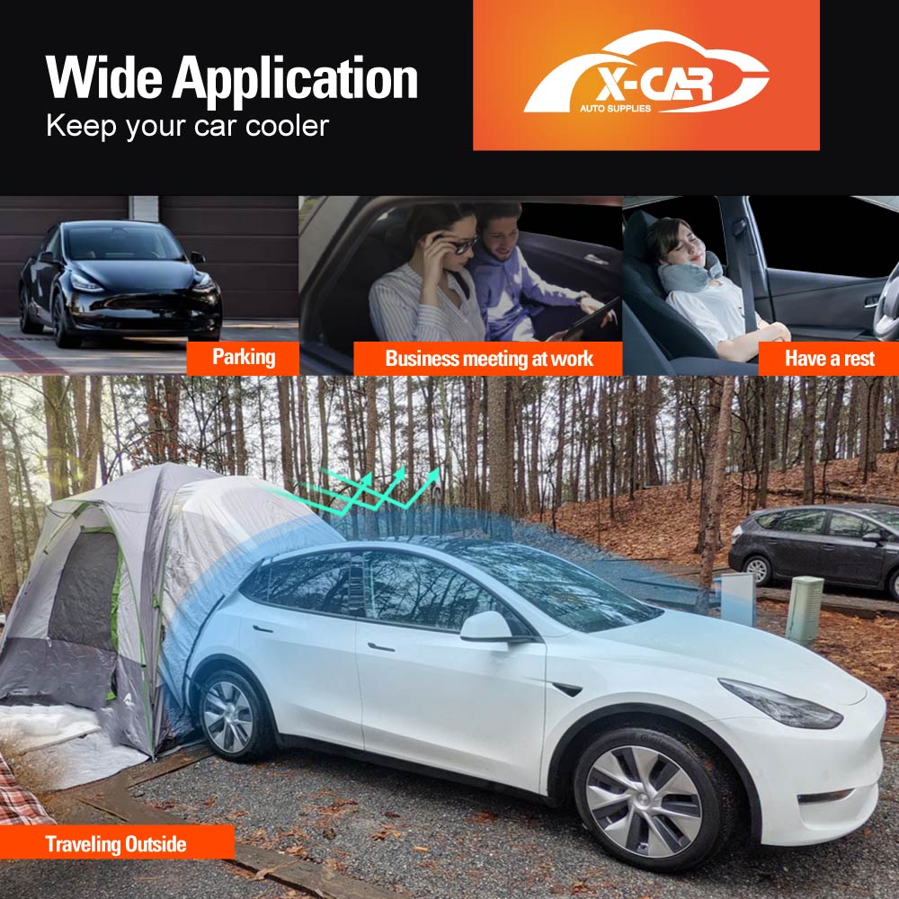 Window Sunshade Block Cover for Tesla Model Y 2022-2025 | X-CAR