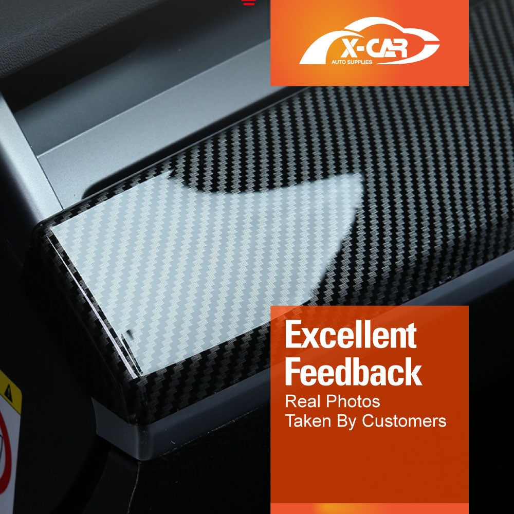 Tesla Model 3 Model Y Dashboard Cover Carbon Fiber Style Dash Cover ...