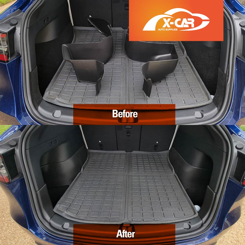 Tesla Model Y 2022-2025 Boot Side Protector Rear Trunk Accessories | X-CAR