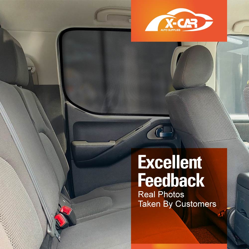 Rear Window Sun Shade for Nissan Navara D40 2005-2015 | X-CAR