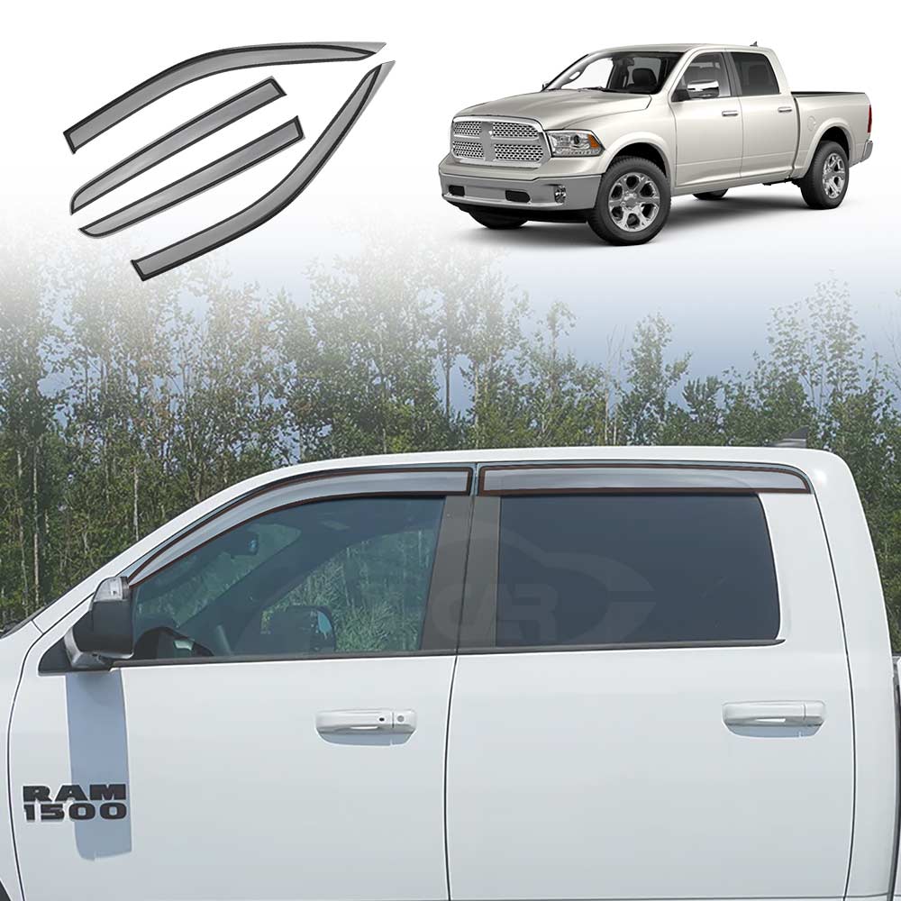 WeatherShields for Dodge RAM 1500 DS Series Crew Cab 2009-2022 Car ...
