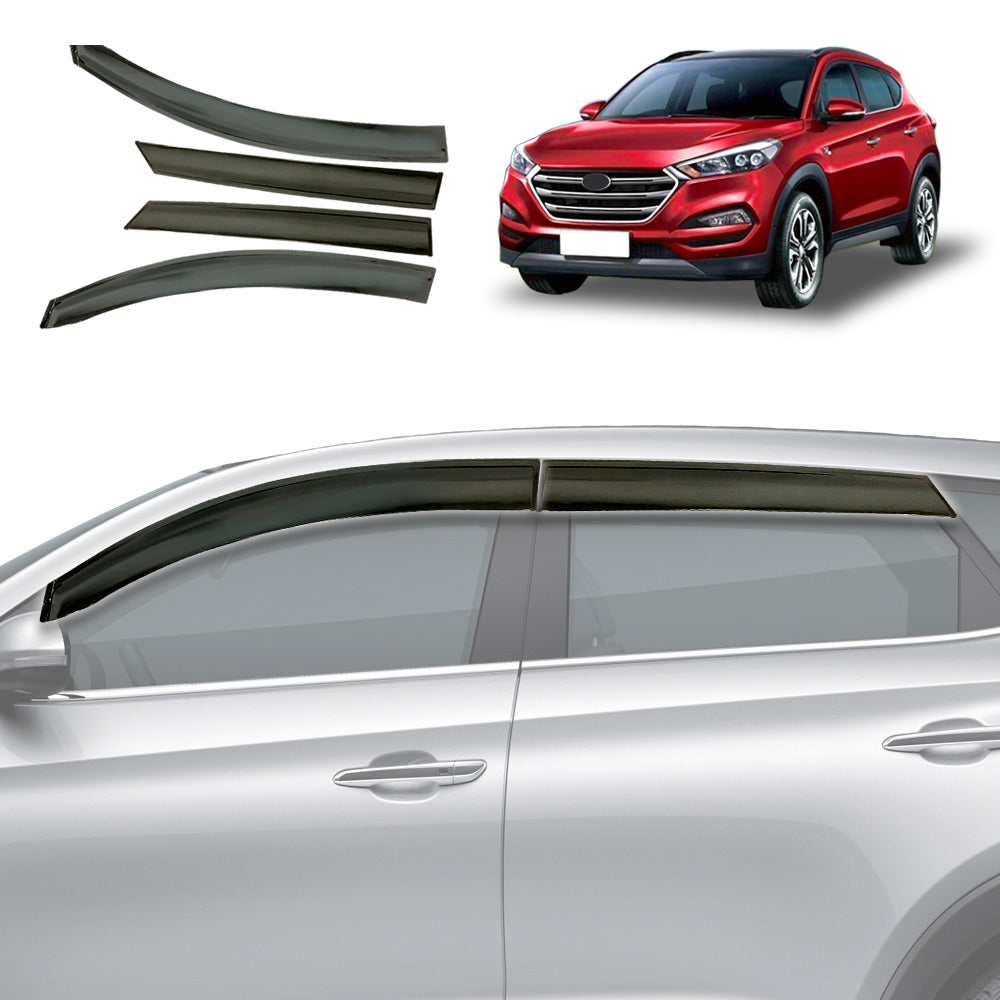 Weathershields for Hyundai Tucson 2015-2020 Car Wind Deflectors Window ...