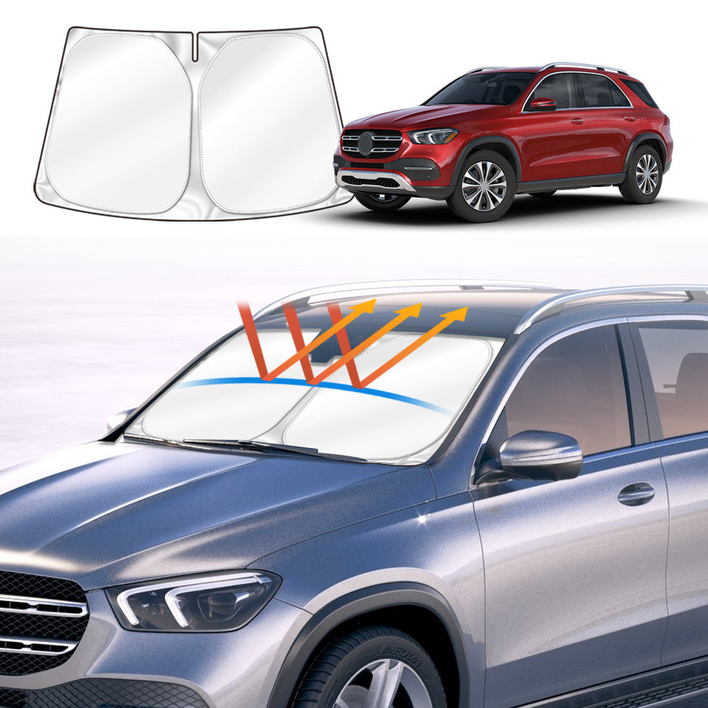 WindScreen Sun Shade for Mercedes-Benz GLE 2018-Onwards WindShield Sun ...