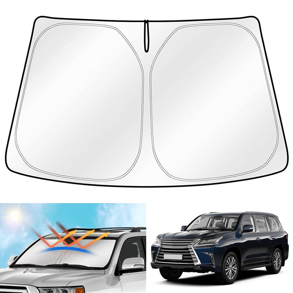 WindScreen Sun Shade for Lexus LX Series 2007-2021 WindShield Sun Visor ...