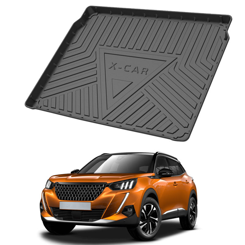 Boot Liner for Peugeot 2008 2020-Onwards Heavy Duty Cargo Trunk Mat ...